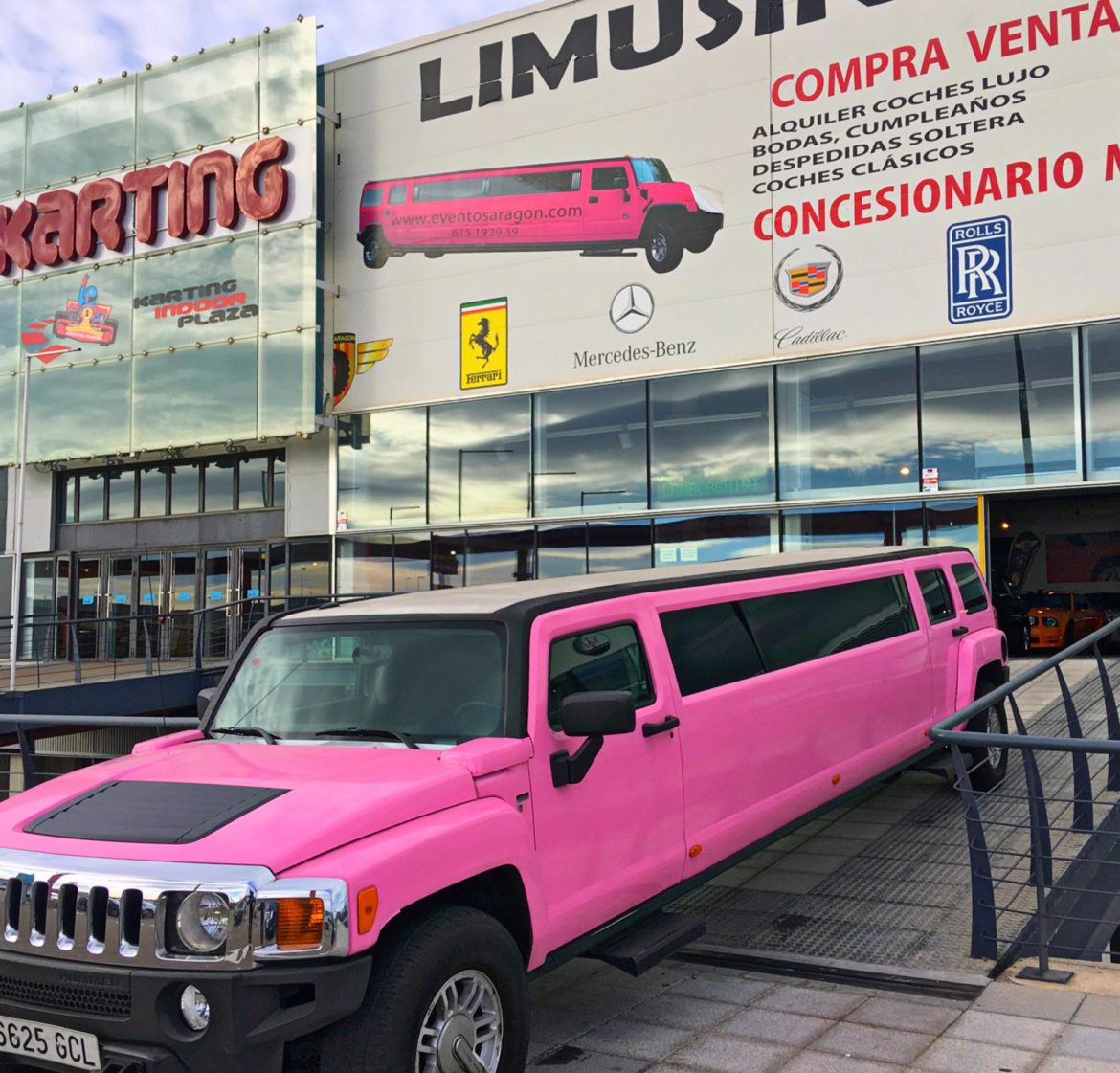 Limusina Hummer H3 Rosa | Limusinas en Zaragoza, alquiler y ...